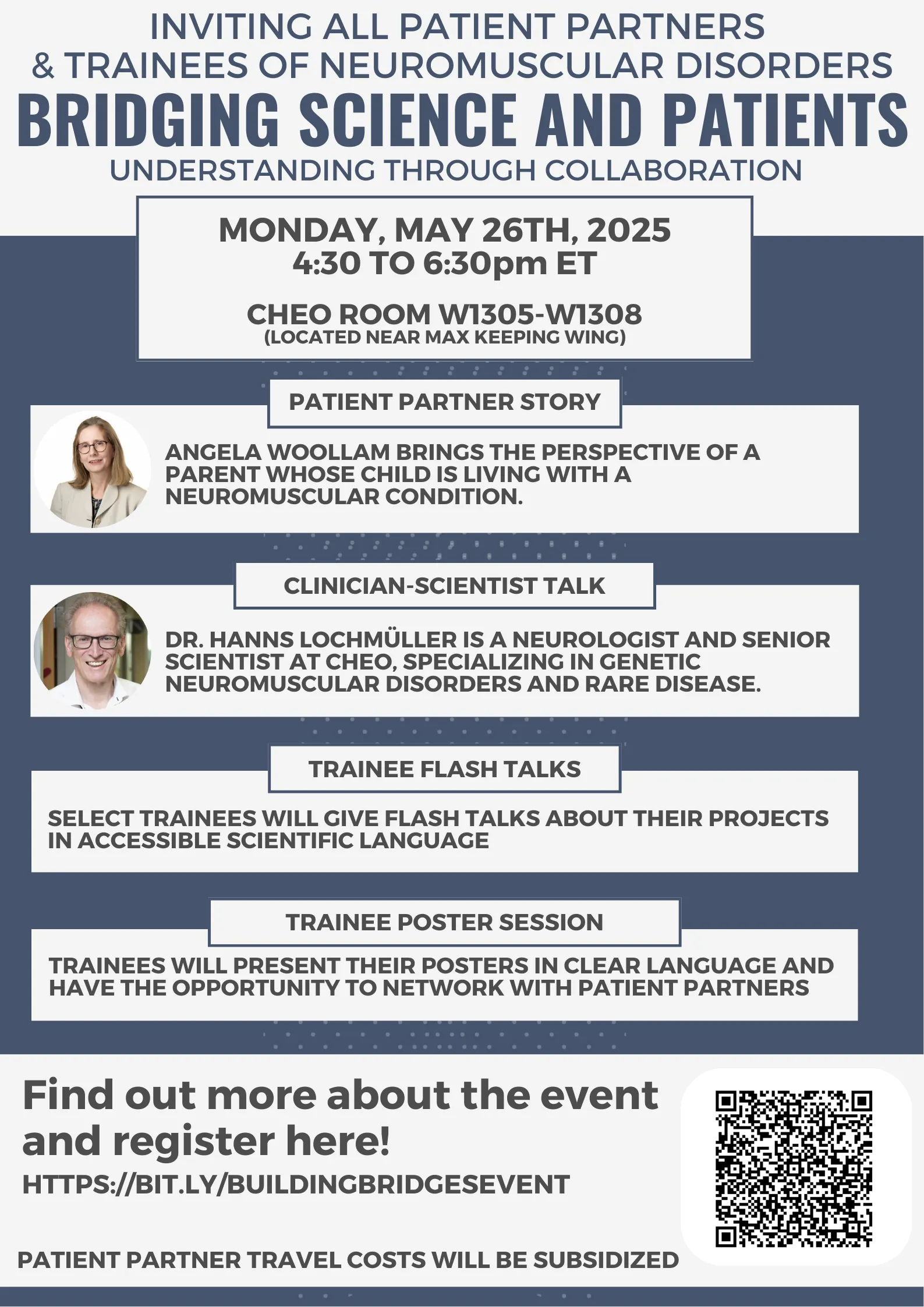 Building Bridges | Event for research trainees and patient partners